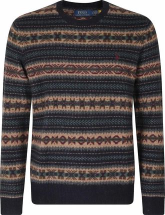 Polo Ralph Lauren Pull en laine Fair Isle - Homme - Pulls - Multicolore - Taille: M