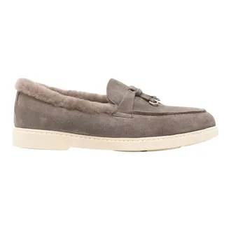 Doucal's Femme, Chaussures, Gris, Taille: 39 1/2 EU Mocassins Adler