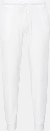 04651/ Herren - Frottee-Sweathose weiß