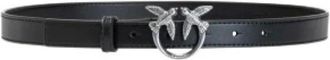 Pinko Pinko, unisex, Accessoires, Gris, Taille: S Love Birds Slim Belt
