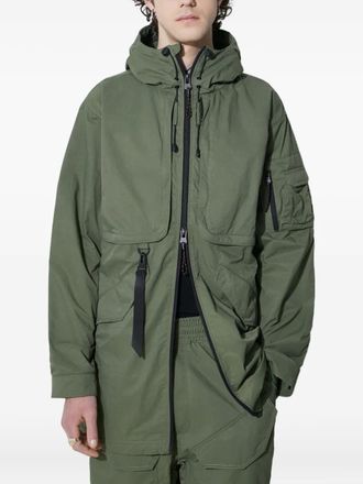Alpha Industries Utility UV Fishtail Kapuzenjacke - Gr&uuml;n