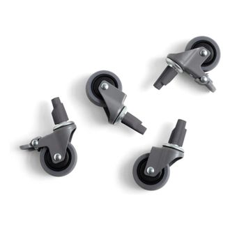 HAY Roues pour cagette pliable Crate - Set de 4 Hay