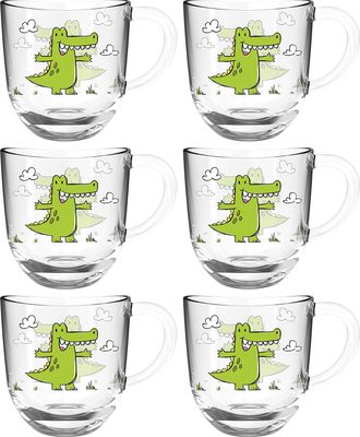 Leonardo Leonardo Tasse BAMBINI 6er-Set 280 ml Krokodil, 022900, Glas
