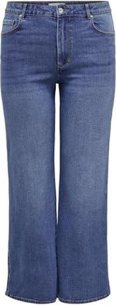 Only Carmakoma Carsnow Hw Wide DNM Jeans PIM MBD Noos, Denim Bleu médium, 46W / 30L Femmes