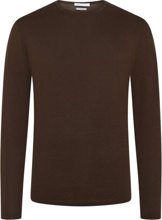 Daniele Fiesoli Softer Rundhalspullover aus &auml;gyptischer Baumwolle in