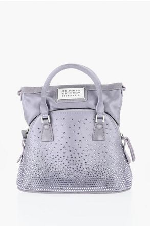 Maison Margiela MM11 Silk-Blend Bag 5AC Embellished with Crystals size Unica