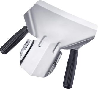 Westmark Pommes-Frites-/Popcorn-Schaufel, mit 2 Griffen, Schaufelmaß: ca. 20 x 12 cm, Länge: 23 cm, Rostfreier Edelstahl/Kunststoff, Silber/Schwarz, 91262270