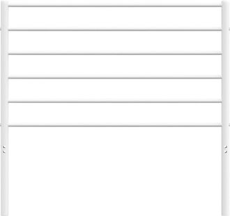 Generic Kopfteil aus Metall, Horizontale Stange mit Beindesign, Einfache Montage f&uuml;r Twin-, Full-, Queen- und King-Size-Betten (80 cm)