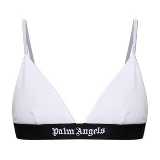 Palm Angels Femme, Sous-v&ecirc;tements, Blanc, Taille: 40 FR Soutien-gorge en coton avec logo