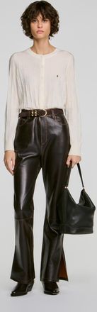 Sandro Sac seau TANGOSO en cuir vieilli