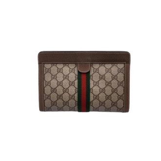 Gucci Pre-owned Kosmetiktasche Clutch - - Pre-owned - Damen - Braun - ONE SIZE