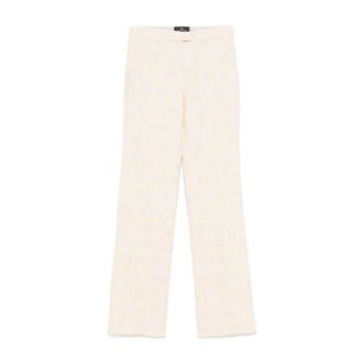 Etro Karierte Slim Fit Hose - - Trousers - Damen - Beige - M