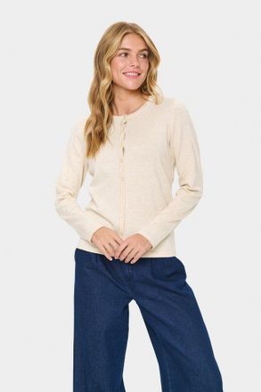 Saint Tropez Strickjacke A8661, MilaSZ R-Neck Cardigan Viskose Feinstrick, Classic Fit