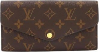 Louis Vuitton Pre-owned Long Wallet (bi-fold) - Femme - Pre-owned - Brun - Taille: ONE Size