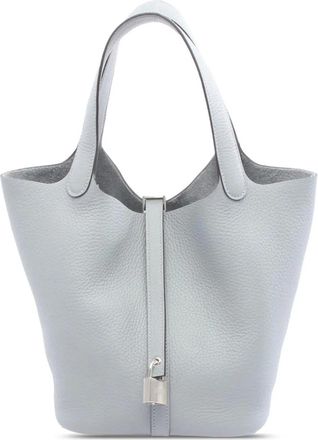 Herm&egrave;s 2025 Clemence Picotin Lock 22 handbag - Blau