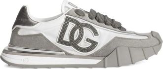 Dolce & Gabbana Femme, Chaussures, Gris, Taille: 38 EU Chaussures Plates