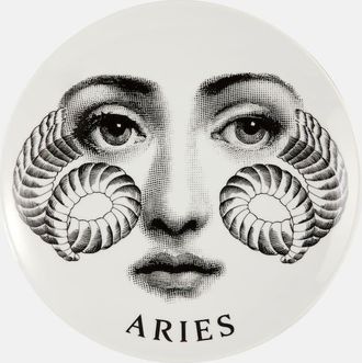 Fornasetti Wandteller Tema e Variazioni Aries Nr. 348