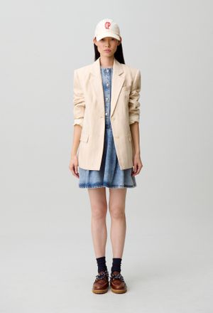 Claudie Pierlot Ausgestelltes Washed-Jeanskleid