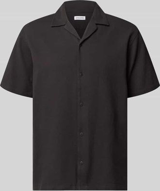 Jack & Jones Regular Fit Freizeithemd mit Strukturmuster Modell Global