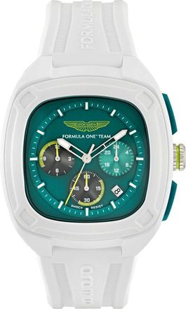 Aston Martin Homme, Accessoires, Blanc, Taille: ONE Size Formula 1 OVR Watch