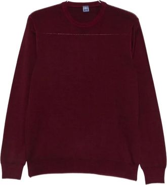 Fedeli Homme, Sweatshirts et sweats &agrave; capuche, Rouge, Taille: 2XL Tricot Ras du Cou