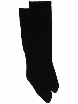 Thom Browne Kniestr&uuml;mpfe mit Sheer-Effekt - Schwarz