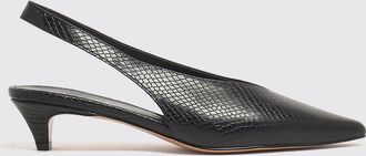 Twinset Slingbacks aus Schafsleder mit Python-Print und niedrigem Stilettoabsatz