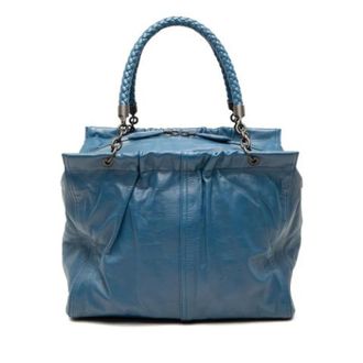 Bottega Veneta Sac &agrave; main en cuir Nappa Pre-owned - Femme - Pre-owned - Bleu - Taille: ONE Size