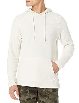 Amazon Essentials Sweatshirt à Capuche à Enfiler en Tissu Flammé Isolant à Manches Longues (Déjà Goodthreads) Homme, Ivoire, XXL Taille Tall