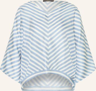 Windsor Windsor. Blusenshirt Aus Seide Mit 3/4-Arm blau