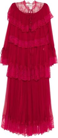 Chlo&eacute; Lace Tiered Maxi Dress