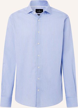 Hackett Freizeithemd Twill Parallel Str blau