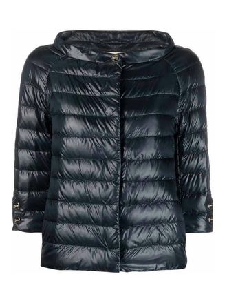 Herno Knielanger Mantel - Blau