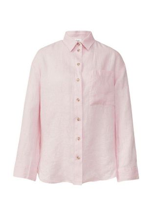 s.Oliver Langarmbluse Bluse Oversize Bluse aus reinem Leinen