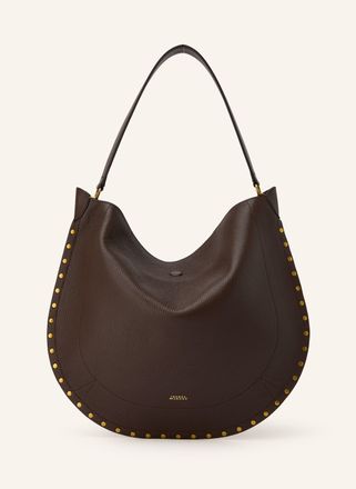 Isabel Marant Isabel Marant Beuteltasche Oskan Mit Pouch Und Nieten braun