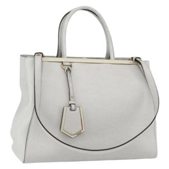 Fendi Sac &agrave; main en cuir Pre-owned - Femme - Pre-owned - Blanc - Taille: ONE Size