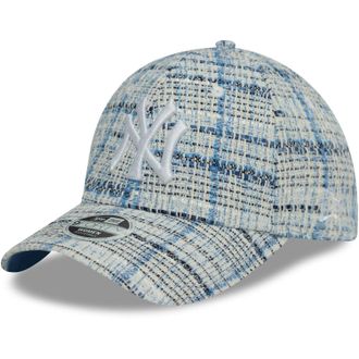 New Era 9Forty Damen Cap - Tweed New York Yankees blau