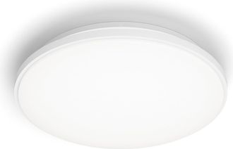 Philips Wincel All-in-One Deckenleuchte inkl. Fernbedienung (40 W), dimmbare LED Leuchte mit allen Weißtönen, flexible Lichtsteuerung ohne Verkabelung, Weiß