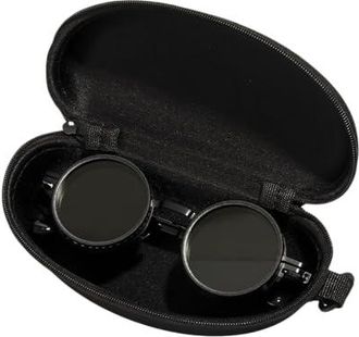 Generic Lunettes de soleil photochromiques r&eacute;glables &agrave; 9 niveaux, verres ronds polaris&eacute;s pour la p&ecirc;che et la conduite, monture l&eacute;g&egrave;re en alliage et acier inox