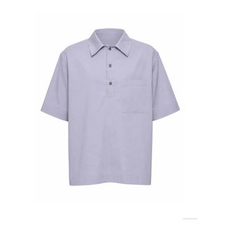 Hev&ograve; Kurz&auml;rmeliges Overshirt - - Tops - Herren - Blau - XL