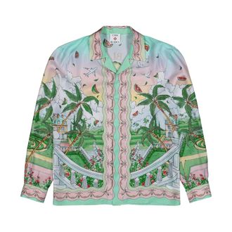 Casablanca Chemise en soie imprim&eacute; Laduree - Homme - Chemises - Multicolore - Taille: L