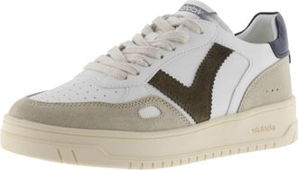 Victoria Low-Top Unisex Se&uacute;l Leder-Effekt & Farbige & Spaltleder Teile Im Kontrast 1257101 f&uuml;r Erwachsene Marino 43