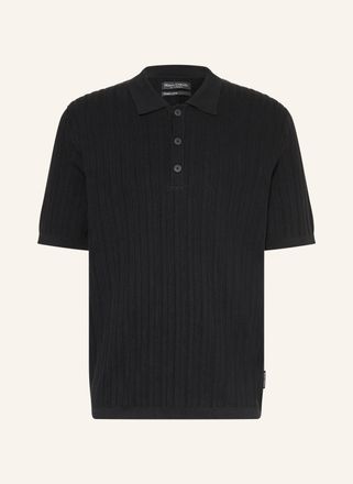 Marc O'Polo Marc Opolo Strick-Poloshirt schwarz
