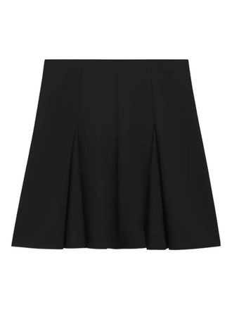 HUGO BOSS Minirock mit Falten - Schwarz