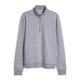 Farah Aintree Sweatshirt f&uuml;r Herren, Weiter Stehkragen, Lang&auml;rmlig (Graugr&uuml;n)