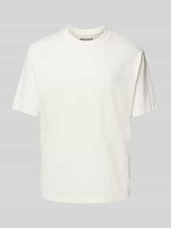 Mc Neal T-Shirt mit geripptem Rundhalsausschnitt