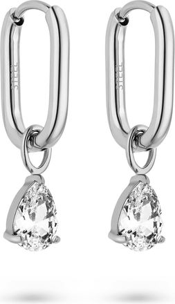 s.Oliver Ohrring - Elegante Creolen aus poliertem Edelstahl - silber - wasserfest & hautfreundlich