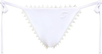 Jacquemus Femme, Maillots de bain, Blanc, Taille: 38 FR Bas de bikini Picot