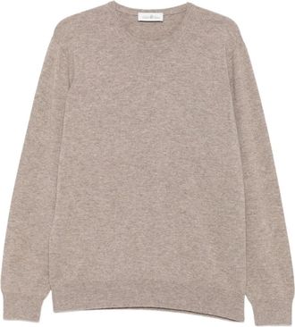 Della Ciana Pullover mit Rundhalsausschnitt - Nude