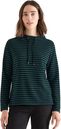 Cecil Damen Gestreiftes Funnelneck Shirt